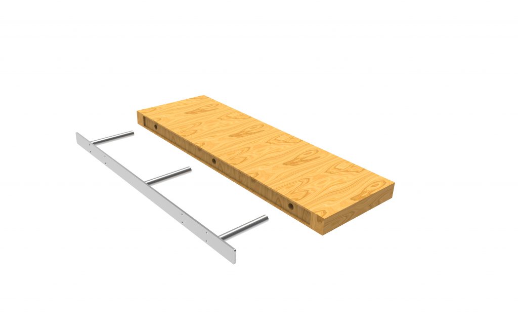 #00730 Tech Team 18 inch- Floating Shelf Bracket, 3 Prong - Tech Team ...